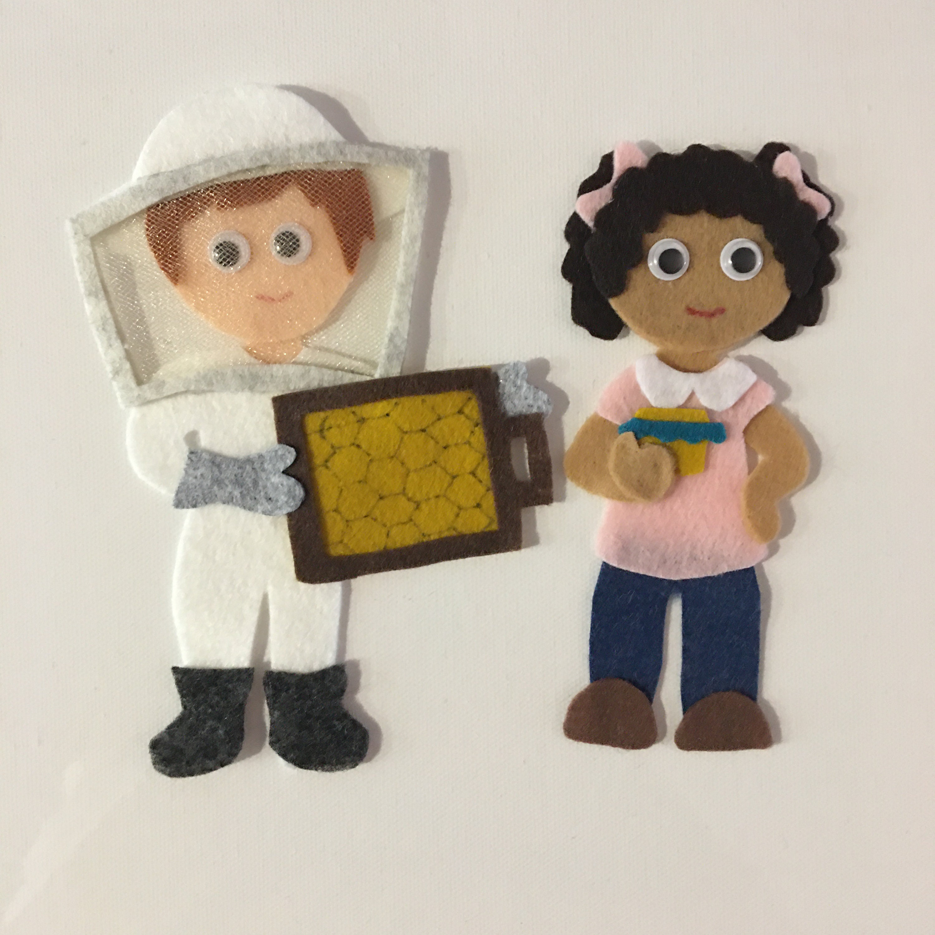 Honey Bees Pattern for Use on a Felt Story Board - PDF Downloadable ...