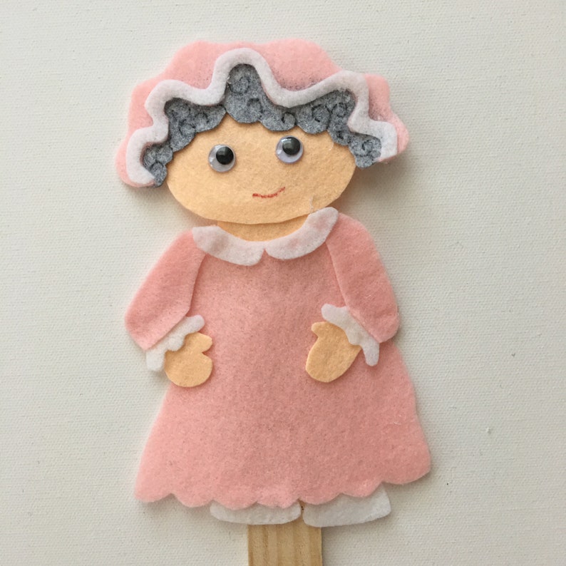 Red Riding Hood Puppet Pattern Puppet on a Stick PDF - Etsy