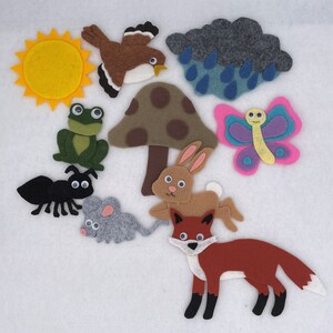 Where Can I Hide? Under a Mushroom? Fun Felt Story Pattern About an Ant ...