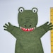 Alligator Hand Puppet Pattern, PDF Pattern for Hand Puppet, Puppet ...