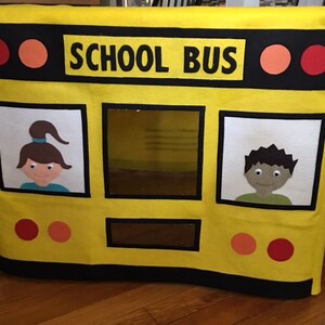 DIY School Bus Card Table Play House Pattern - Create a Fun Pretend ...