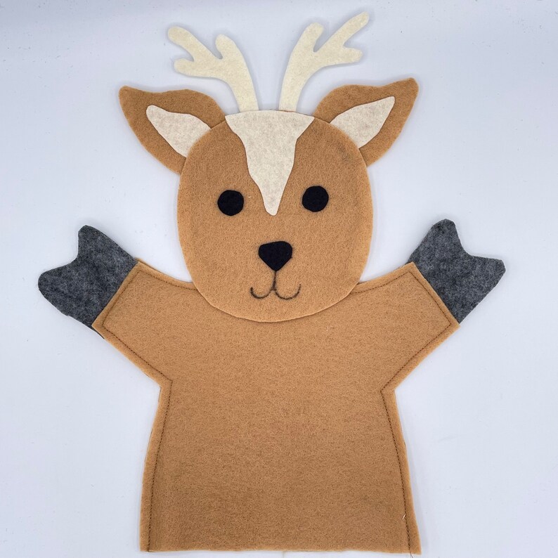 Deer Hand Puppet Pattern PDF Pattern for Hand Puppet Puppet - Etsy