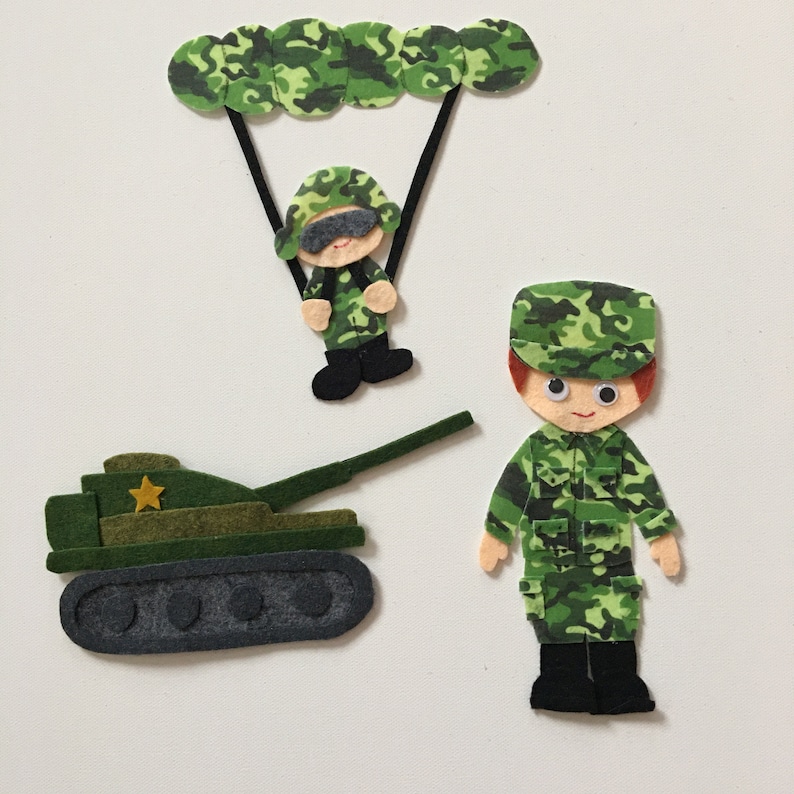 Honoring Our Military Veterans Day Felt Board Pattern DIY - Etsy