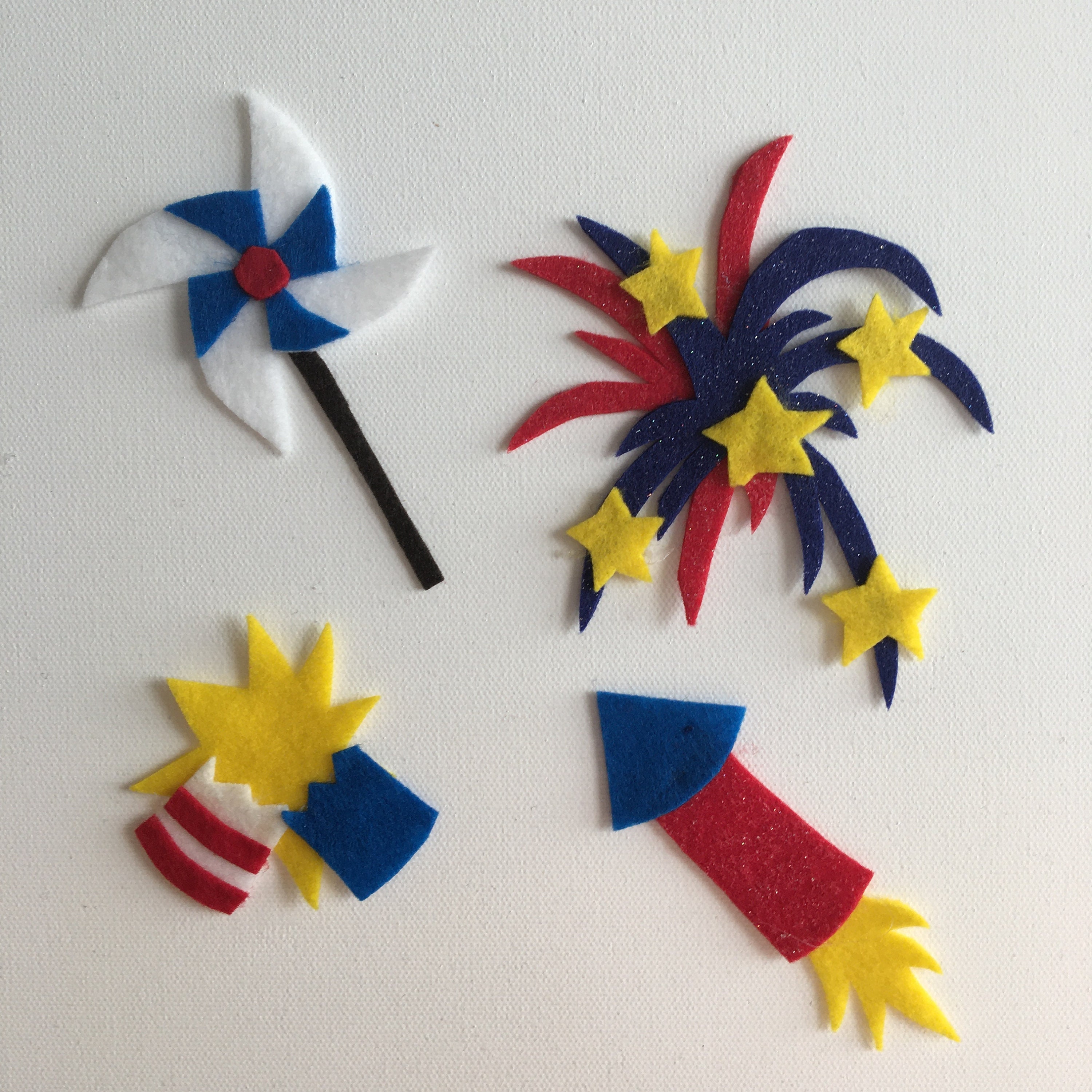 Proud to Be an American Felt Story Pattern DIY Pattern Felt | Etsy