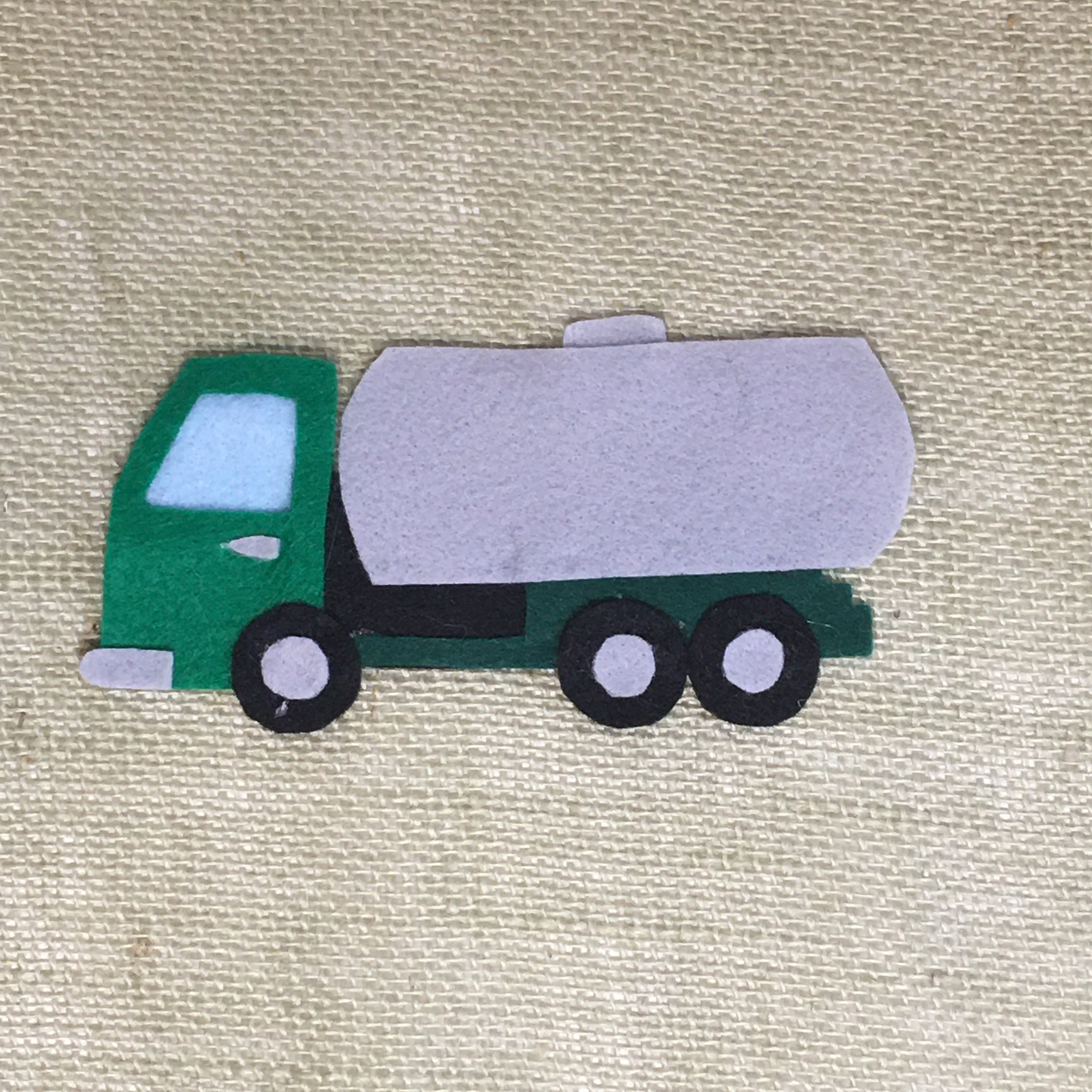 Felt Truck Pattern Felt Vehicle Pattern Dump Truck Monster - Etsy Canada