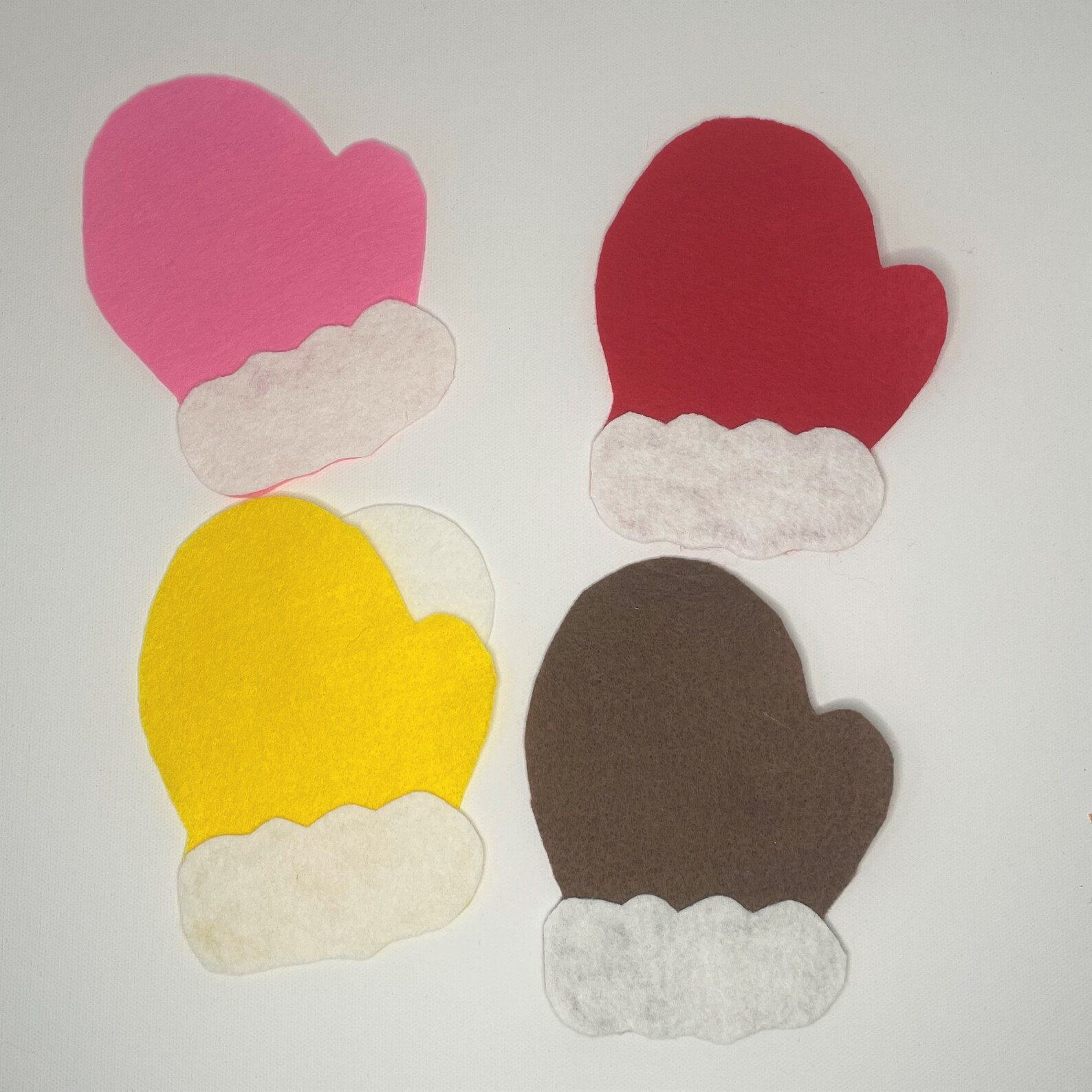 Mitten and Snowball Felt Board Pattern (PDF Pattern) - Etsy