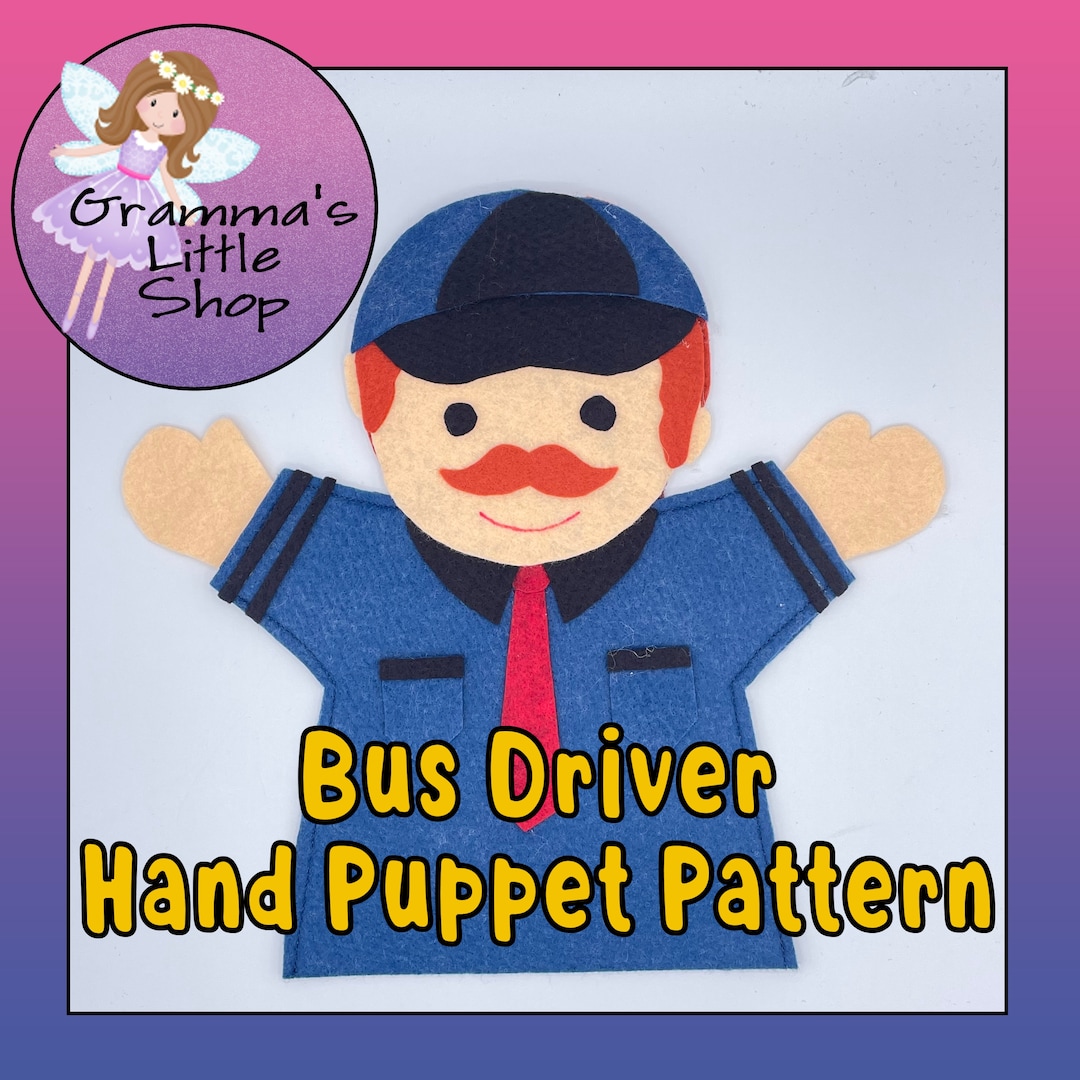 Create Your Own Bus Driver Puppet for Endless Wheels on the Bus Fun ...