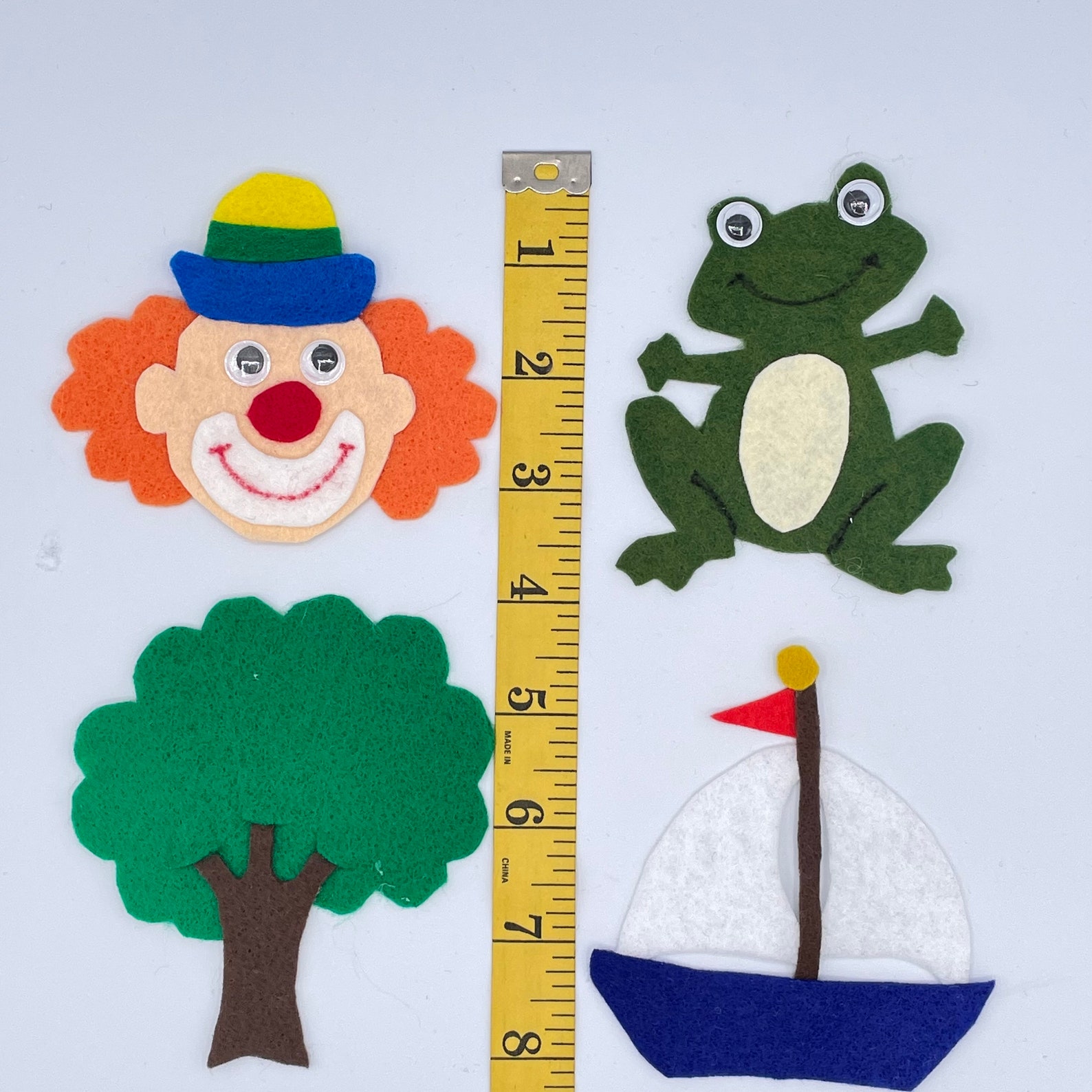 Rhyming Words Felt Board Pattern - Beginning Reading, Matching Activity ...