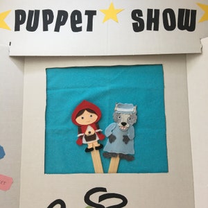 Red Riding Hood Puppet Pattern Puppet on a Stick PDF | Etsy