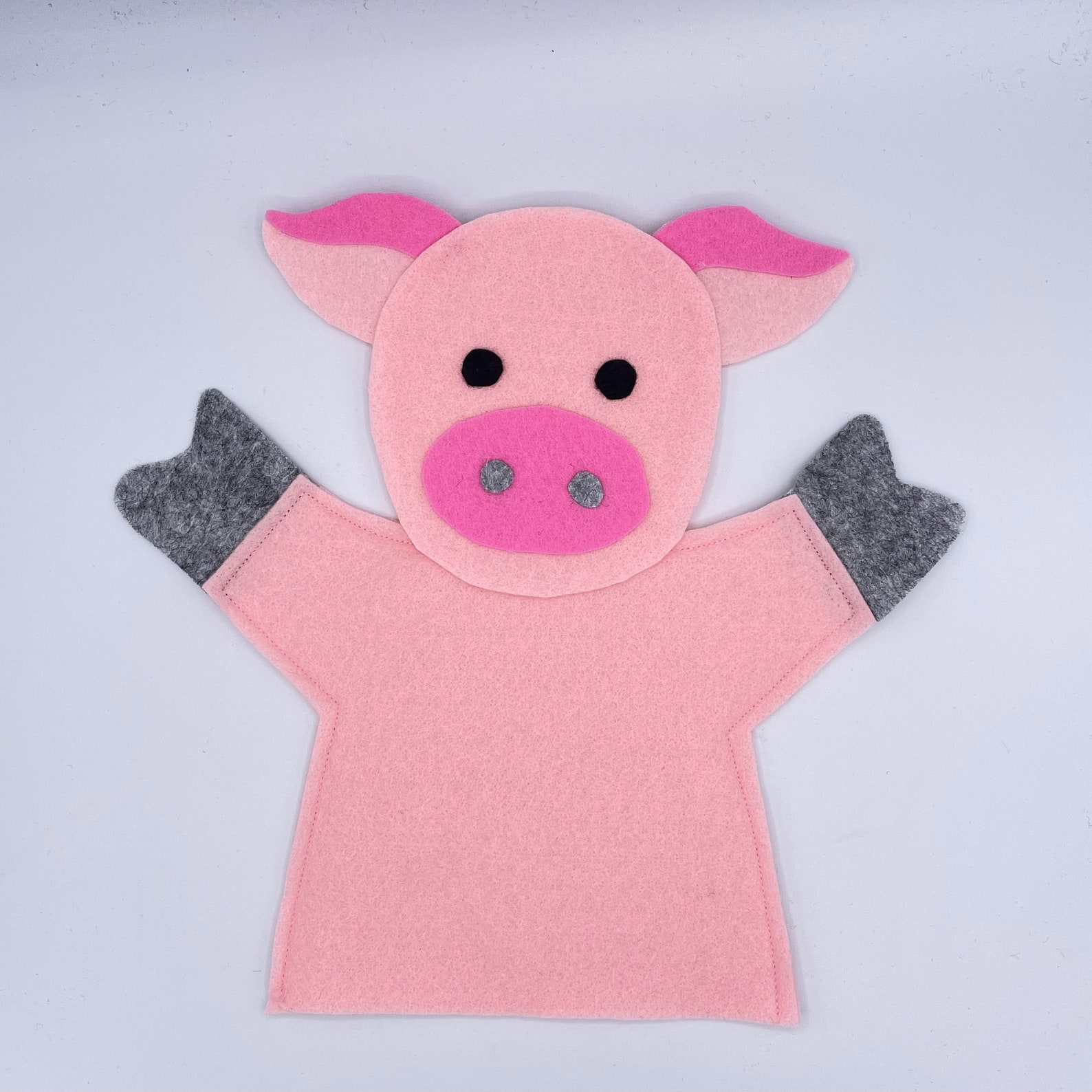 Pig Hand Puppet Pattern PDF Pattern for Hand Puppet Puppet - Etsy