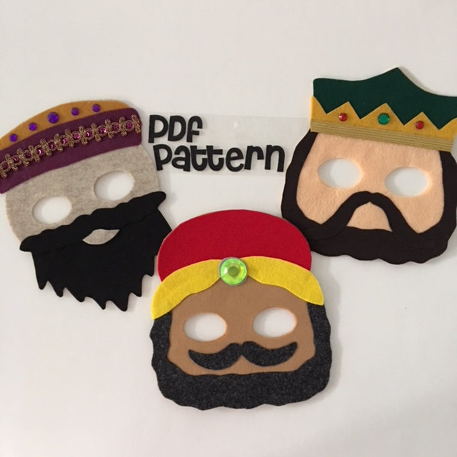 Nativity Mask Patterns Perfect for School Performance of the - Etsy Canada