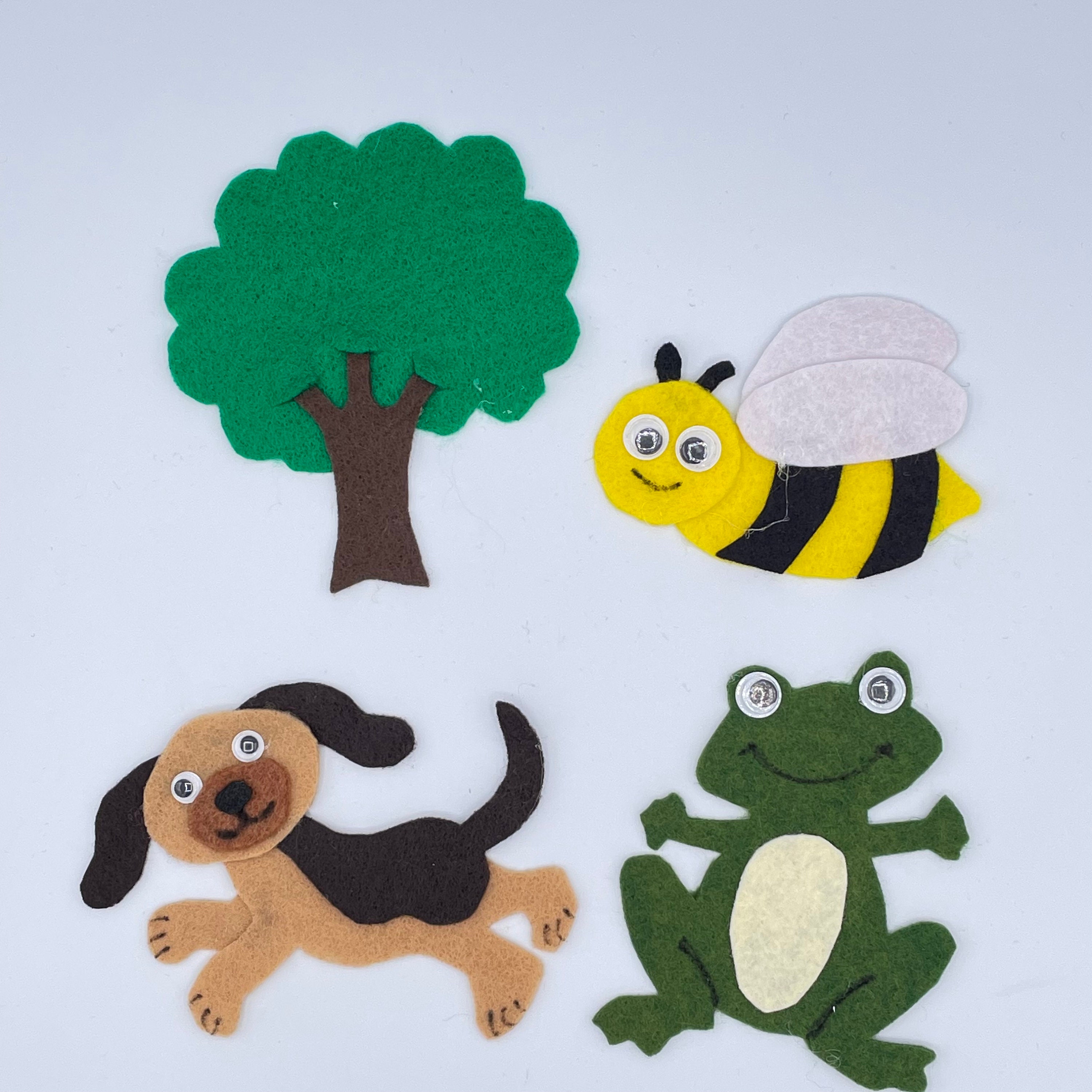 Rhyming Words Felt Board Pattern - Beginning Reading, Matching Activity ...