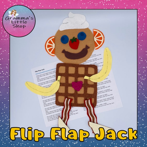 Flip Flap Jack Felt Story Pattern Includes Printable Story | Etsy