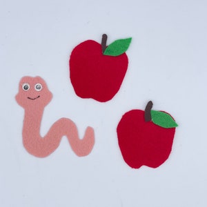 Herman the Worm Felt Story Pattern With Fun Song Lyrics Included - Etsy