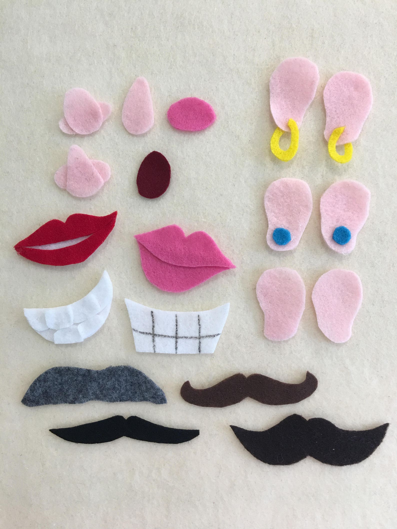 Mr & Mrs Potato Head Felt Board Pattern for the Classic Game - PDF ...