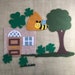5 Little Shamrocks, Felt Story Pattern, Preschool Rhyme, St. Patricks ...