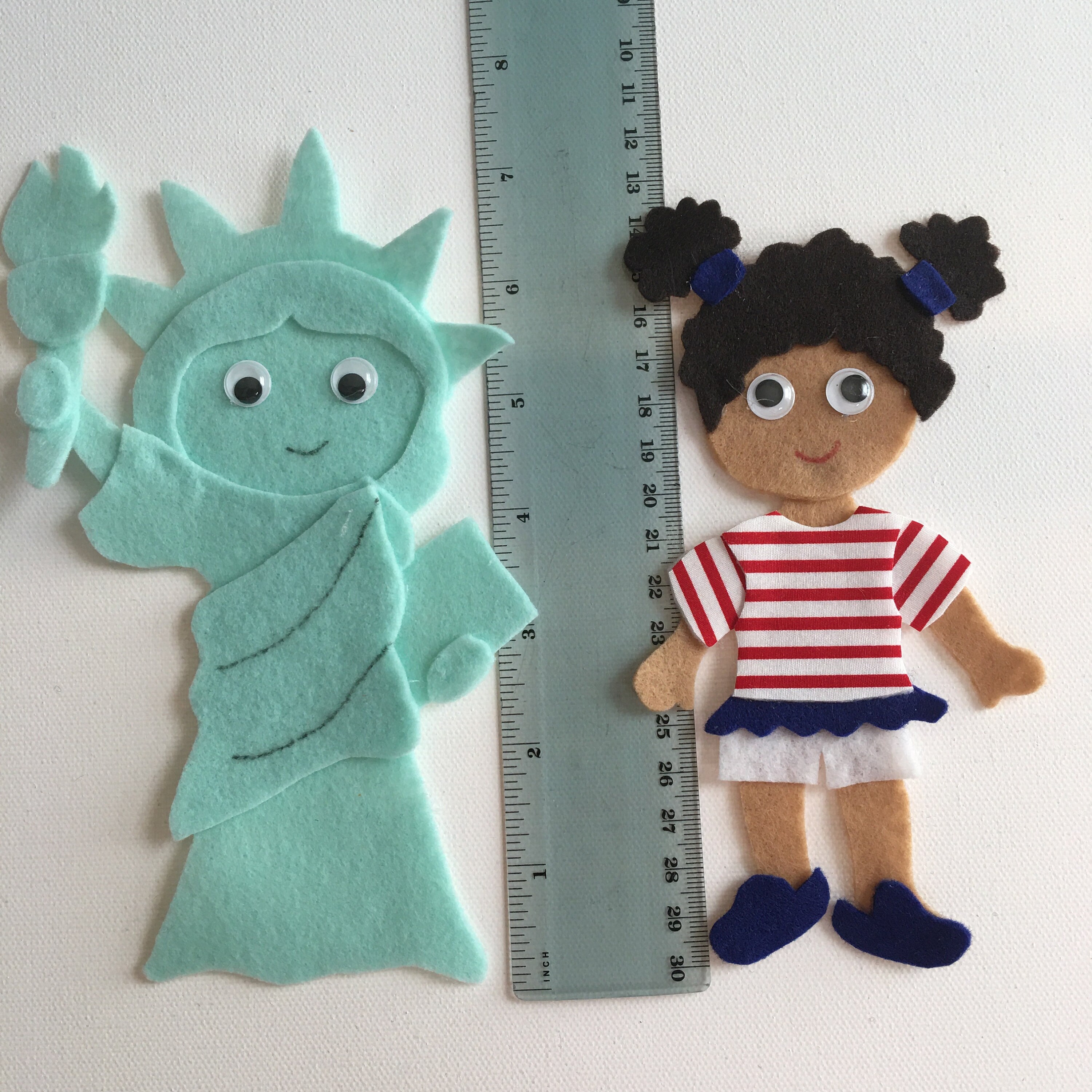 Proud to Be an American Felt Story Pattern DIY Pattern Felt | Etsy