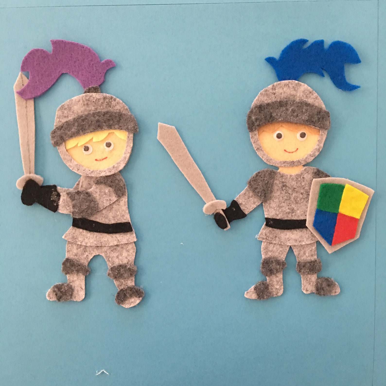 Knights and Dragons Felt Board Patterns - PDF PATTERN ONLY Not ...