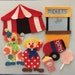 Circus Time Felt Board Patterns // PDF PATTERN ONLY - Etsy
