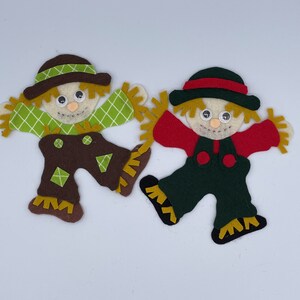 5 Scarecrow Felt Story Pattern, DIY Craft (digital Download) - Etsy