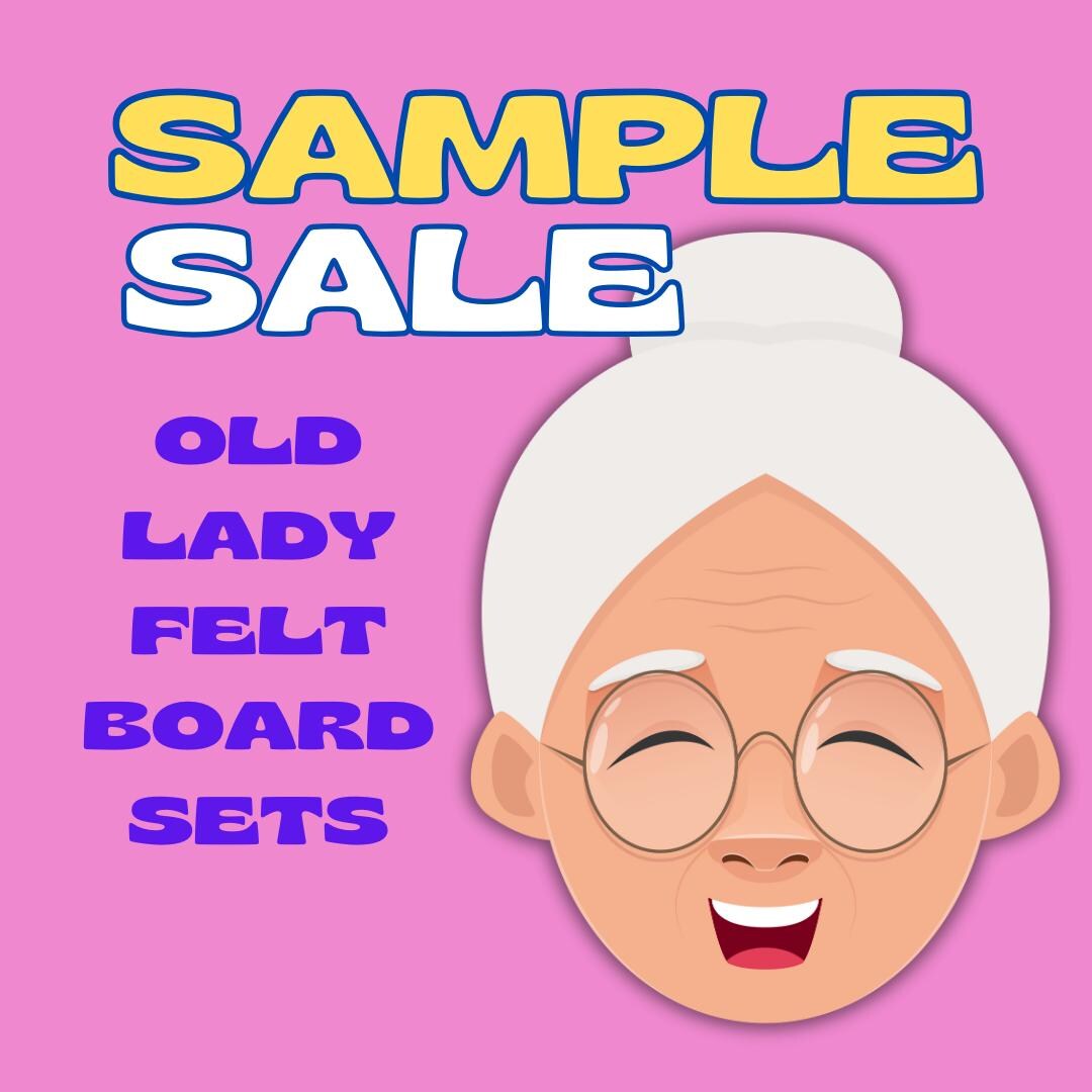 There Was an Old Lady Felt Story Add Ons, Valentine, St Patrick's Day ...