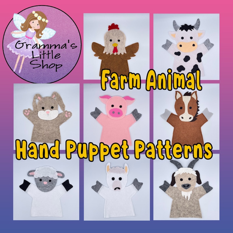 Animal Puppets - Etsy