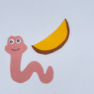 Herman the Worm Felt Story Pattern With Fun Song Lyrics Included - Etsy