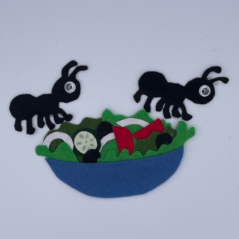 5 Hungry Ants Felt Pattern Felt Story Pattern Preschool | Etsy