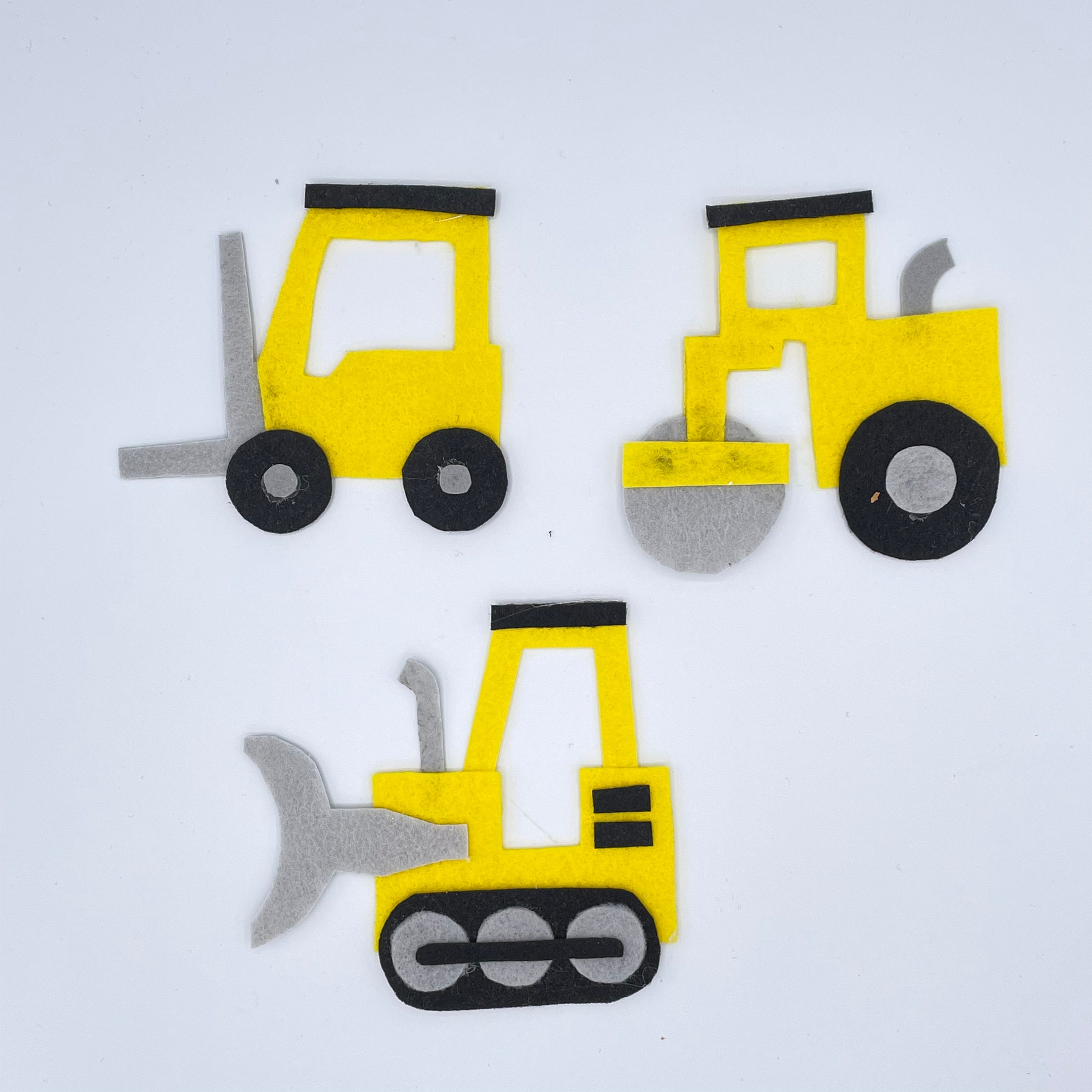 Construction Set With Cranes Cement Mixer and Bulldozer for | Etsy Canada