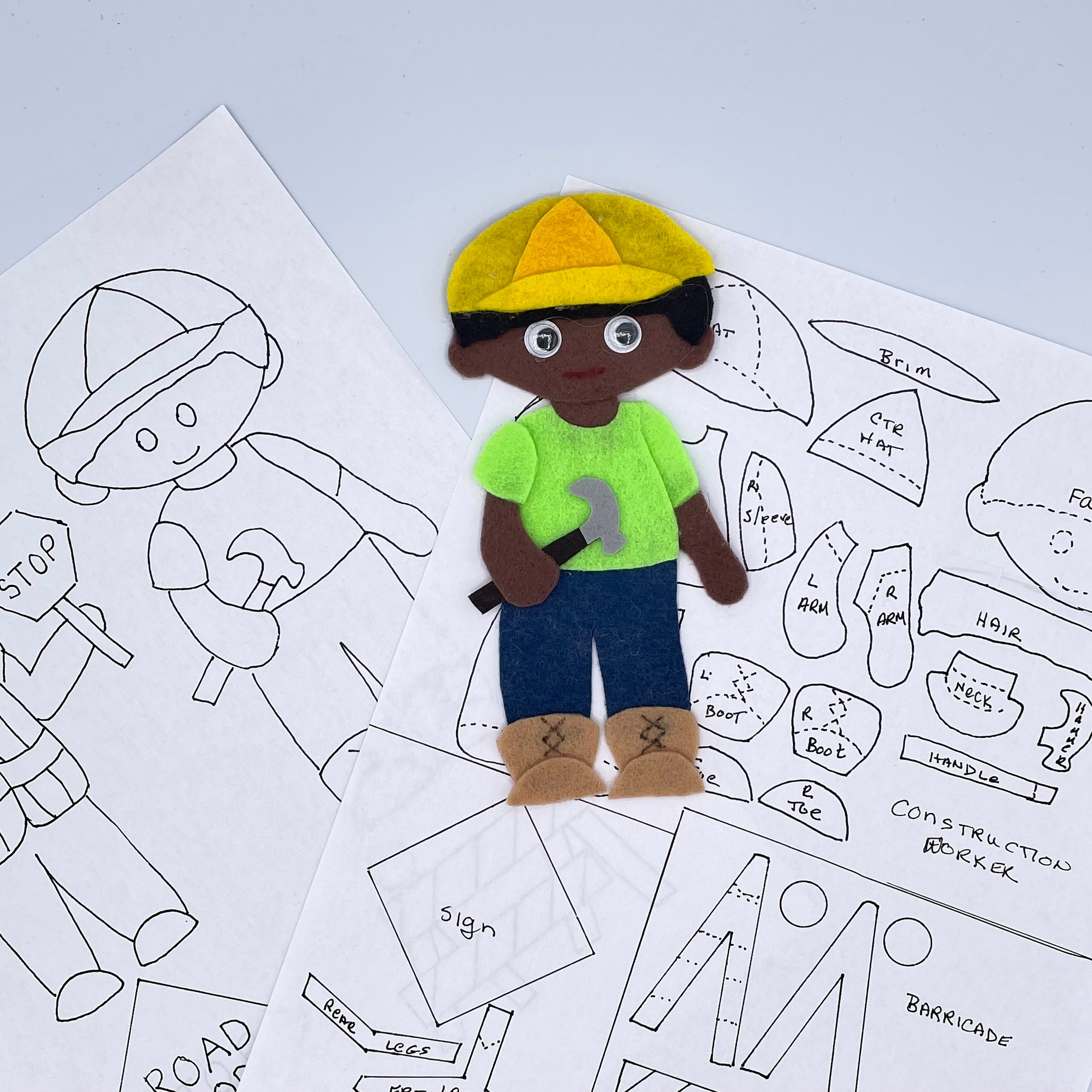 Construction Set With Cranes Cement Mixer and Bulldozer for | Etsy Canada