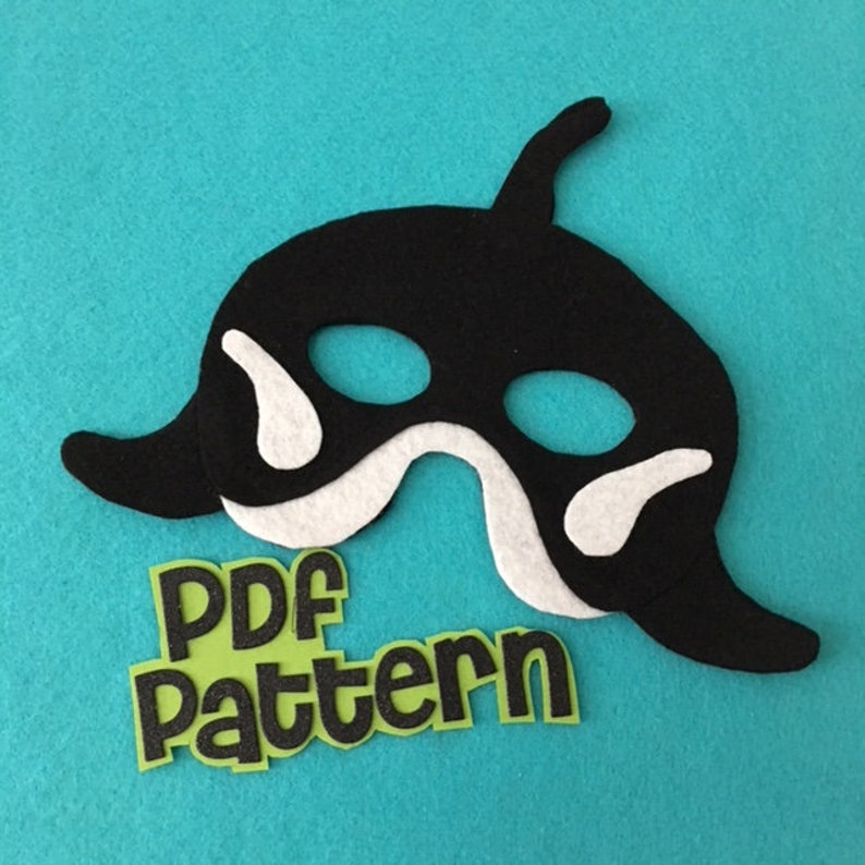 Sea Animal Mask Patterns for Pretend Play - PDF PATTERNS ONLY - Etsy
