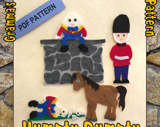 Humpty Dumpty Finger Puppet, Pretend Play, Imagination, Easter Basket ...