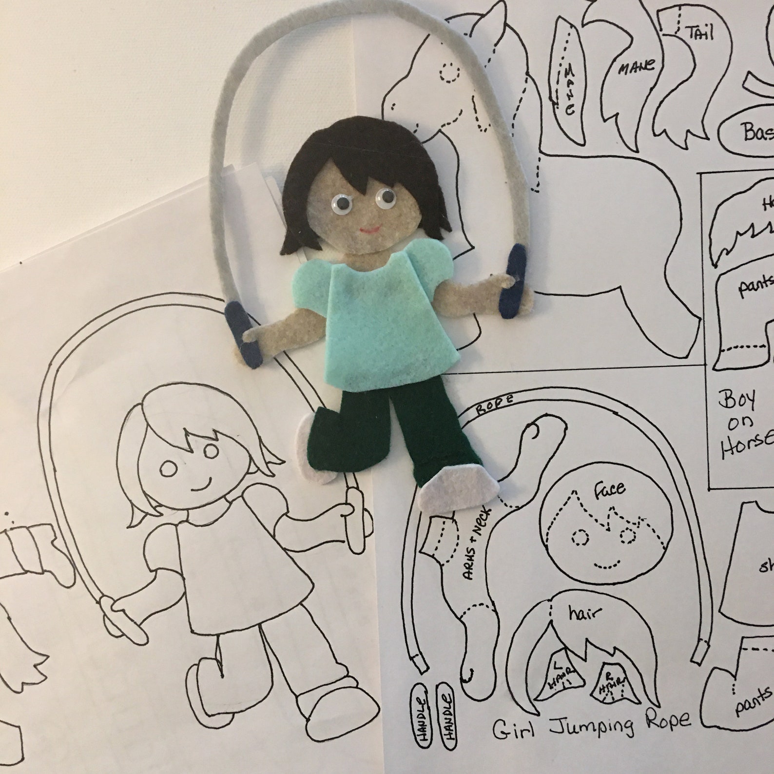 Playground Fun Felt Story Pattern Downloadable Pattern - Etsy