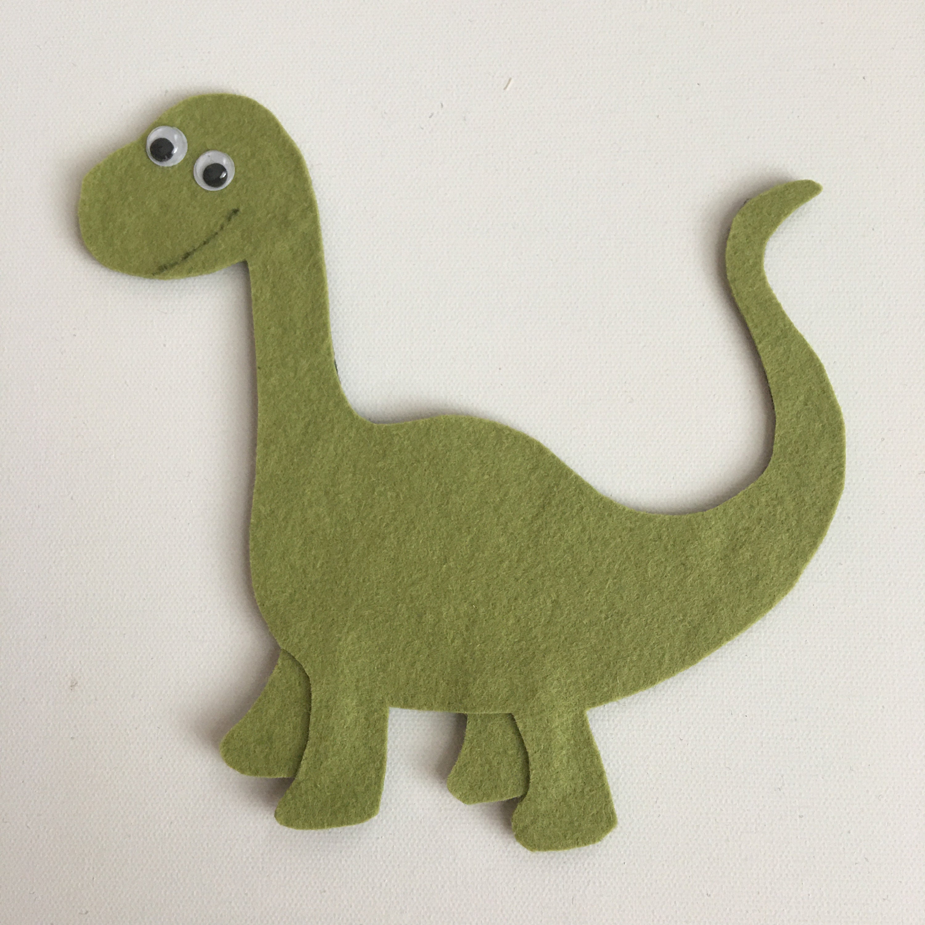 Dinosaur Stick Puppets & Felt Board Pattern, DIY Toy (downloadable ...