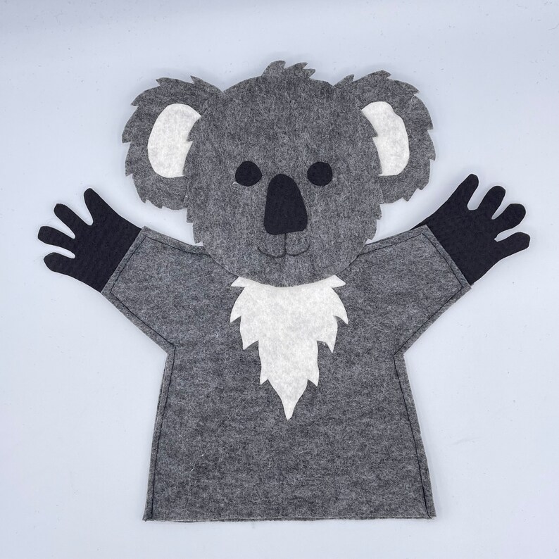 Koala Hand Puppet Pattern PDF Pattern for Hand Puppet Puppet - Etsy