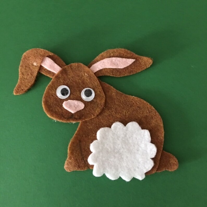 Bunny Tails and Ears Felt Story Pattern for Use on a Felt or - Etsy