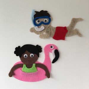 Beach Day, Felt Board Pattern - PDF Downloadable Pattern - Etsy