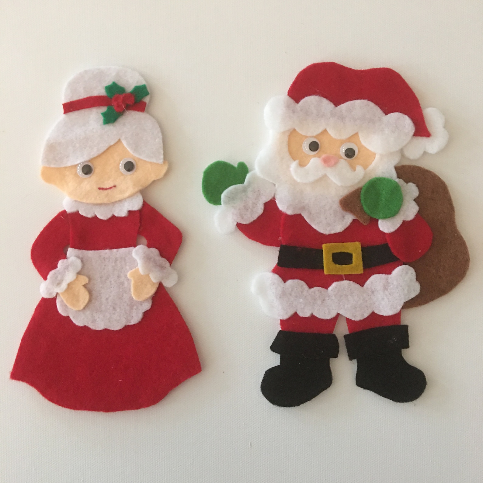Santa and His Friends Felt Pattern Felt Story or Felt Stick - Etsy