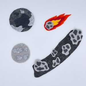 Solar System Felt Board Pattern, Pattern for Planets, Sun, Asteriods ...