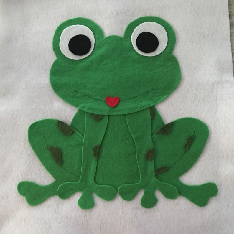 Kiss a Frog Game Felt Pattern for Valentines Day PDF PATTERN | Etsy