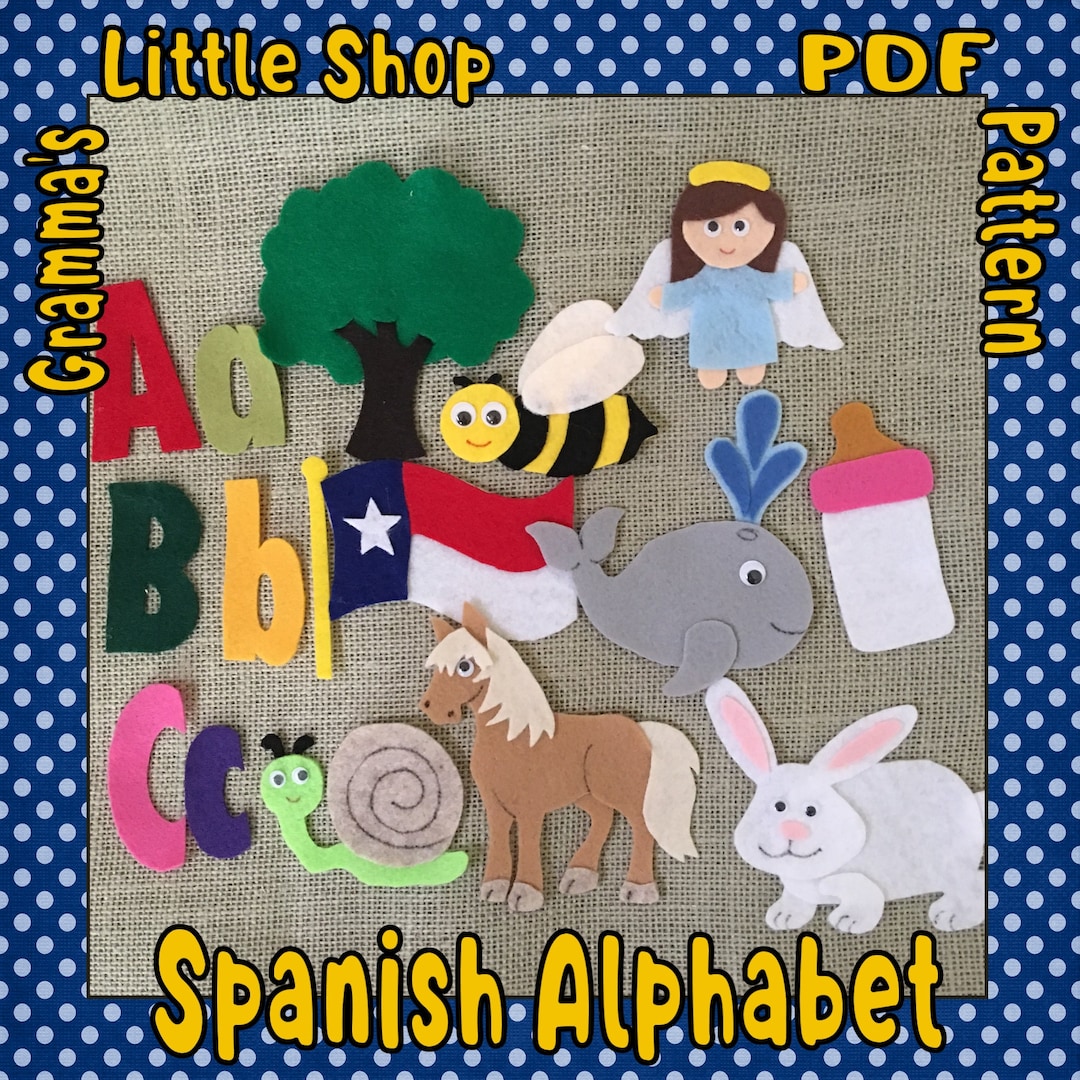 Spanish Abc's for Preschoolers, Spanish Alphabet With Pictures - PDF ...
