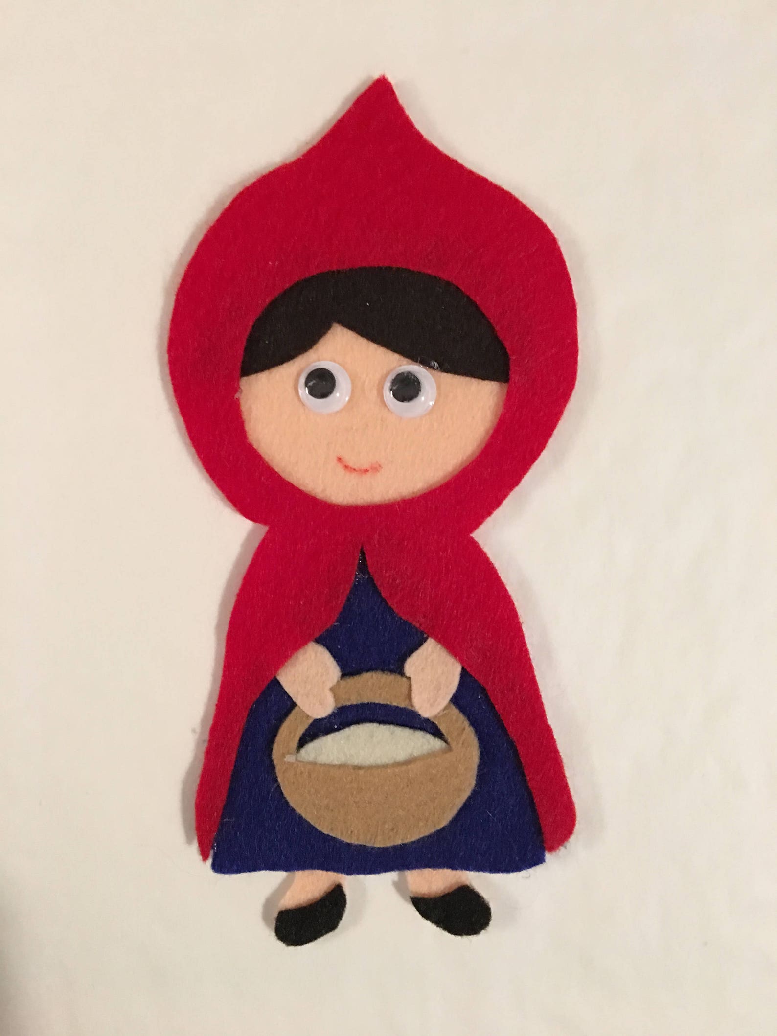 Little Red Riding Hood and the Big Bad Wolf Felt Board Pattern - Etsy ...