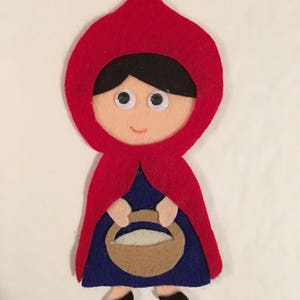 Little Red Riding Hood and the Big Bad Wolf Felt Board Pattern - PDF ...