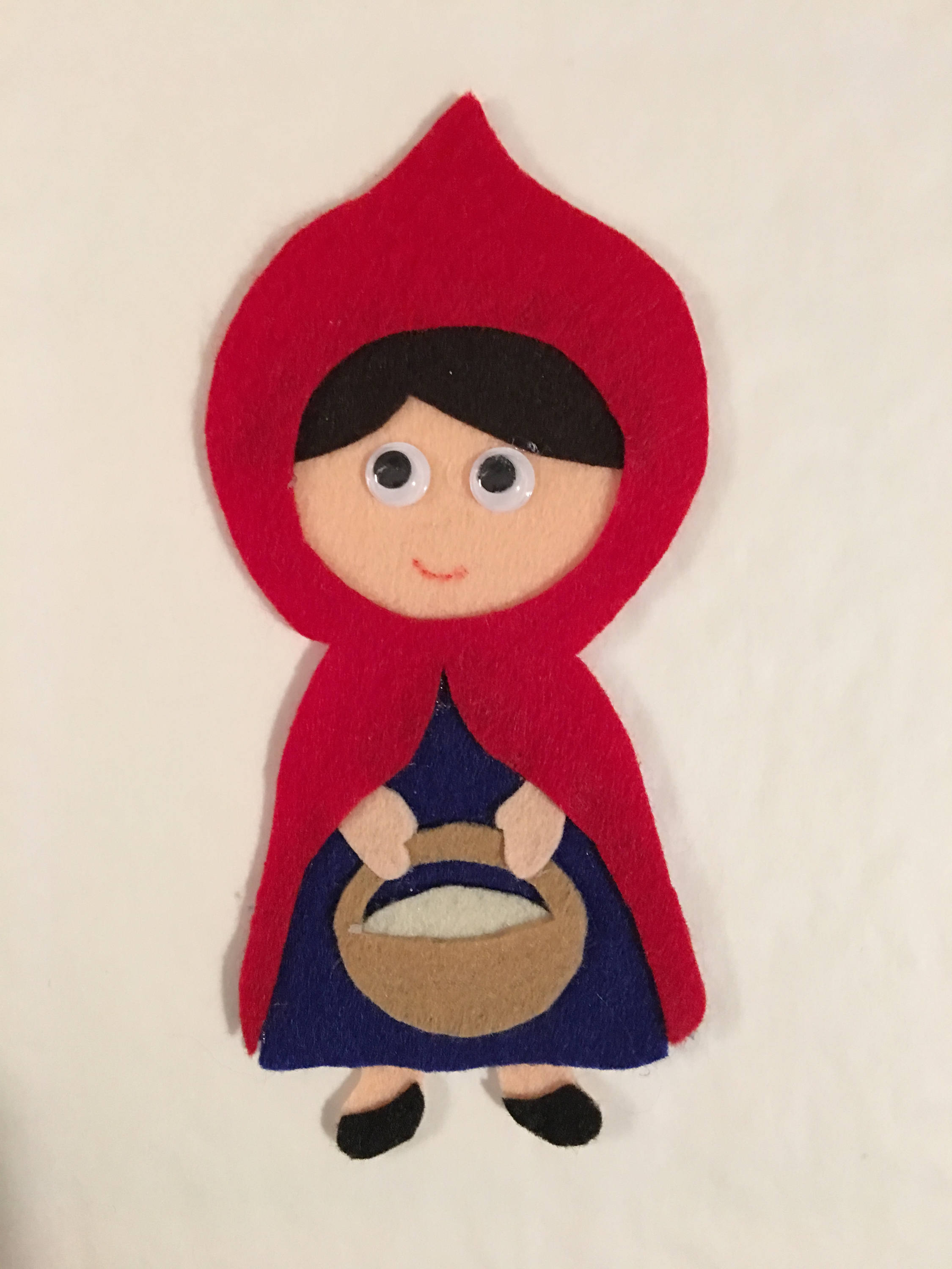 Little Red Riding Hood and the Big Bad Wolf Felt Board Pattern - Etsy ...