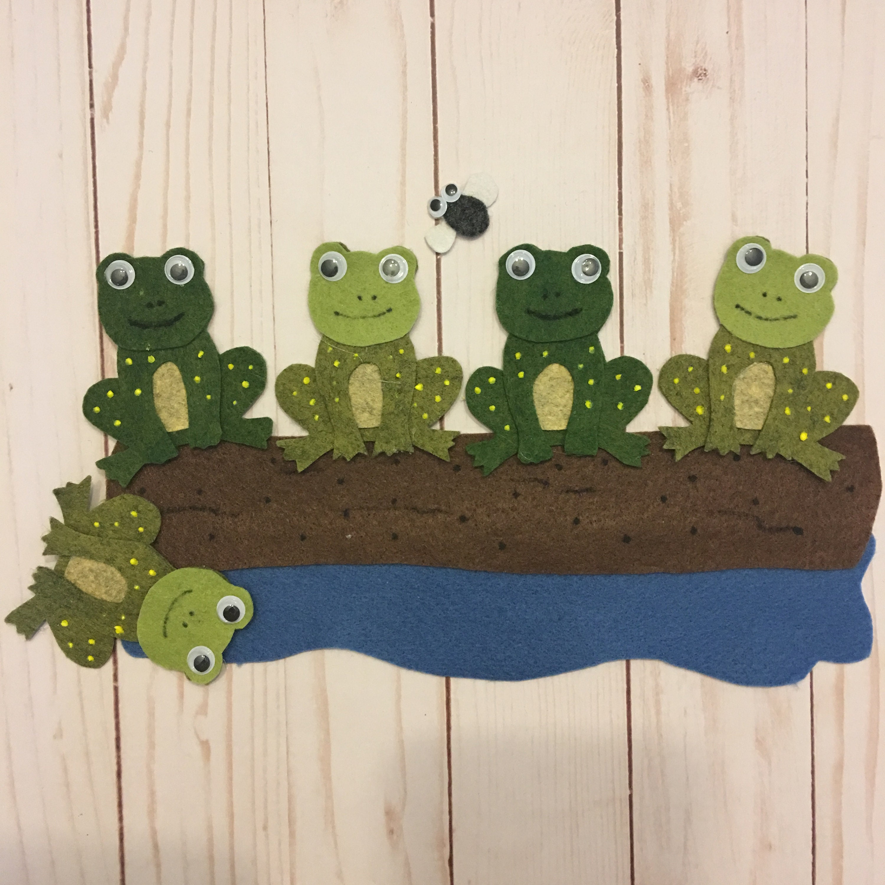 5 Little Speckled Frogs Felt Board PATTERN PDF PATTERN Only | Etsy Canada