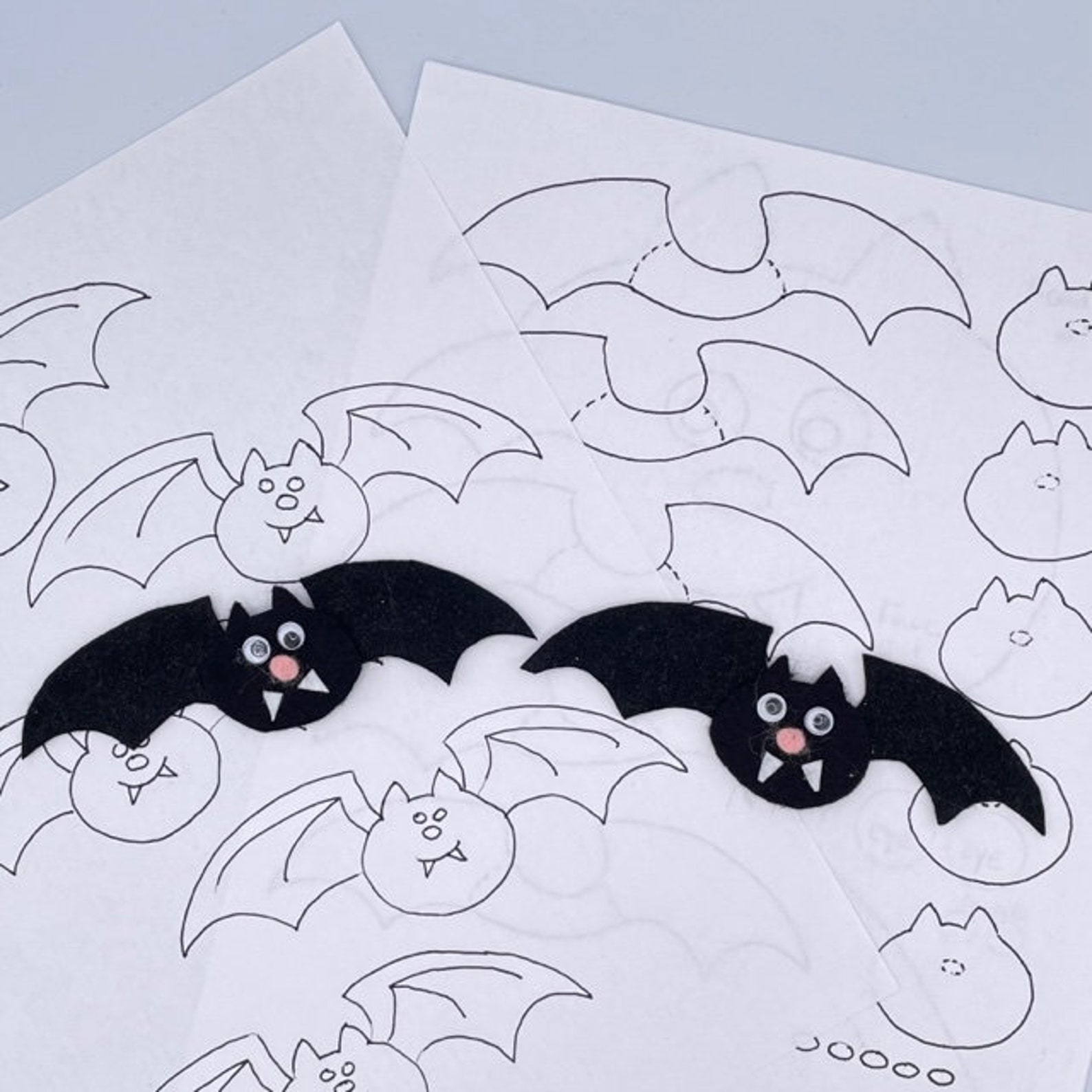 5 Little Bats Felt Story Pattern Bat Headband Bat Crown - Etsy