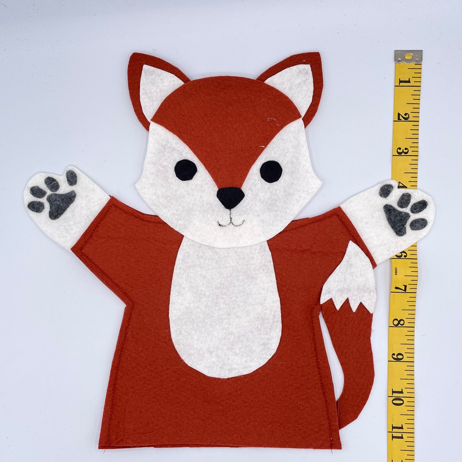 Fox Hand Puppet Pattern PDF Pattern for Hand Puppet Puppet - Etsy