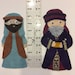 Nativity Story, Christmas Story, Baby Jesus in Manger Scene for Felt ...
