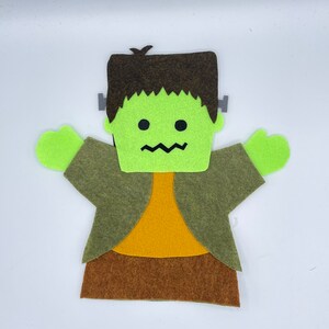 Halloween Hand Puppets Pattern - Create Fun Dracula, Witch ...