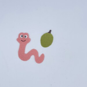 Herman the Worm Felt Story Pattern With Fun Song Lyrics Included - Etsy